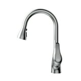 Belanger ARO78CCP Single Handle Pull-Down Kitchen Faucet, Polished ...