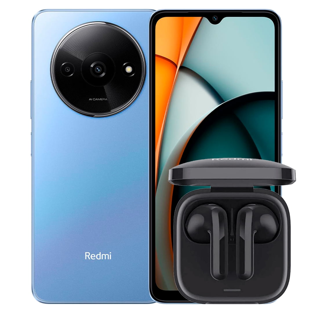 Smartphone Xiaomi Redmi A3 64GB Azul 3GB Ram + Redmi Buds 6 Active | Bodega Aurrera en línea