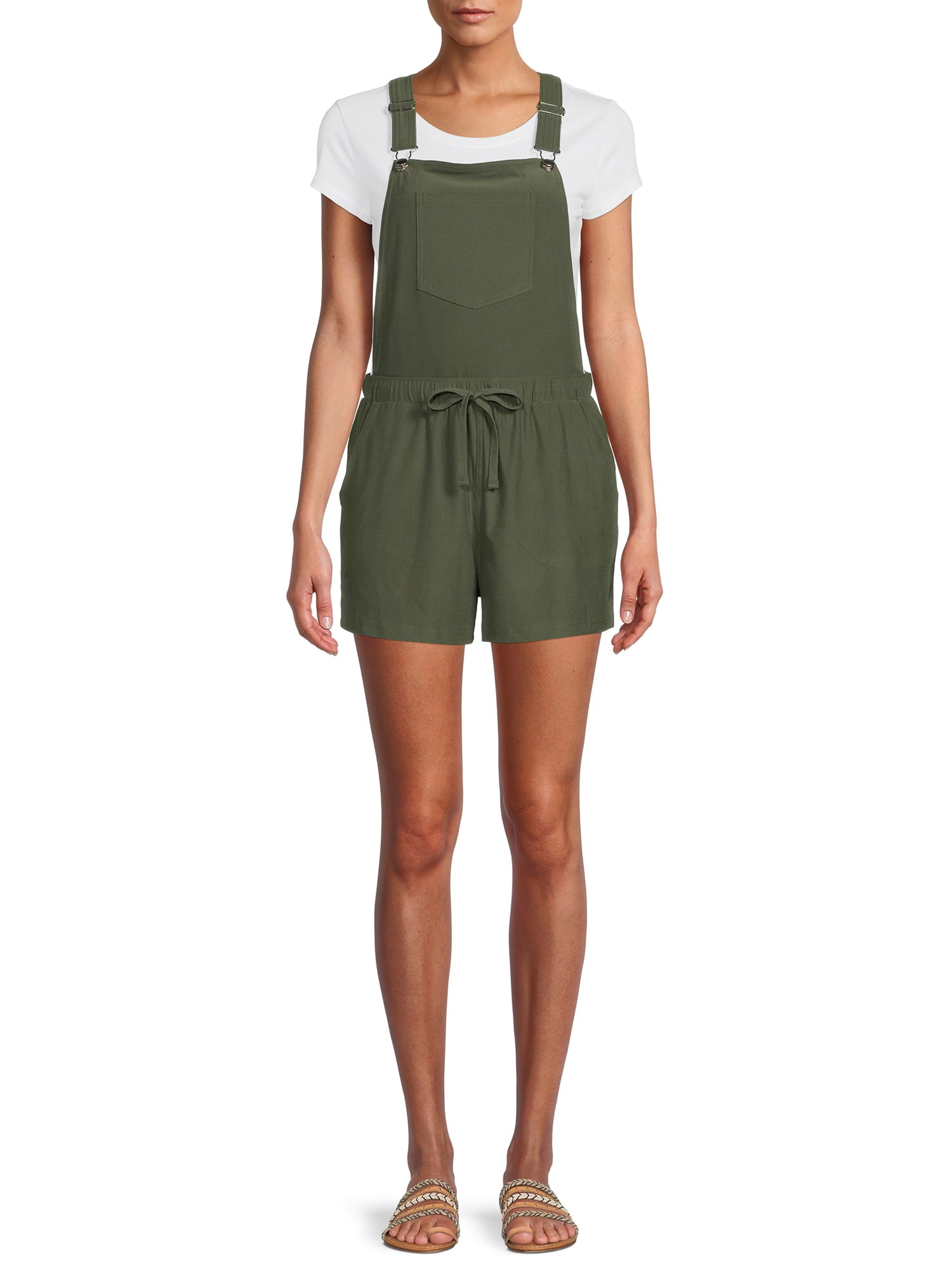 No Boundaries Juniors Shortall Romper - Walmart.com