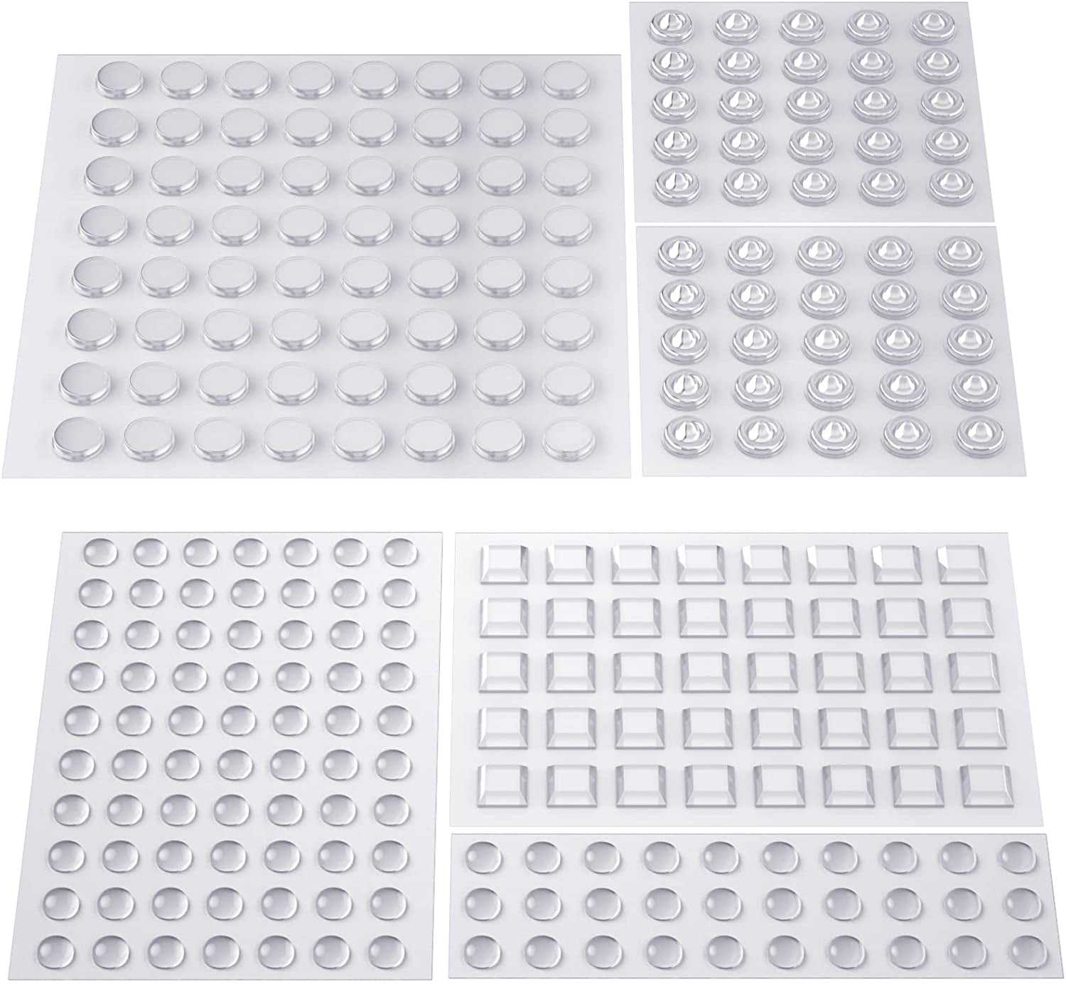 254 PCS Cabinet Door Bumpers, Cabinet Bumpers Sound Dampening, Cupboard ...
