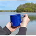 Darware 16oz Blue Camping Mugs (Set of 4); Lightweight, Portable for ...