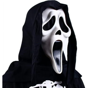 Fun World Adult Halloween Ghost Face Mask - Officially Licensed Scary ...