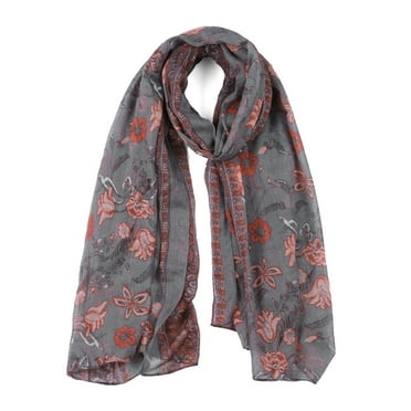 White Modal Scarf in the Iconic Abstract print. - Walmart.com