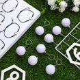 20 Pieces Soccer Party Favors Set 10 Soccer Keychains 10 Soccer ...