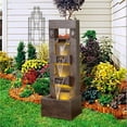 Outdoor Fountains and Indoor Waterfalls 4 Floor-Standing Water Fountain ...
