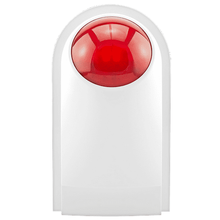 Strobe Siren Panic Alarm Button Siren Alarm with Light for Home Caring Loud Outdoor SOS Alert ...