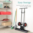 Best Choice Products 36in Hand Snow Pusher w/ 2 Wheels, Adjustable ...