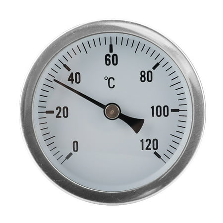 Qianli Thermometer 0-120℃ Stainless Steel Bimetal Thermometer 63mm ...