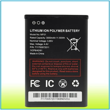 Novatel Wireless MiFi 4082 3G/4G Mobile Hotspot P/N 40115118- Battery ...