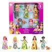 Disney Princess Story Sparkle Doll 7-Pk Gift Set: Fairy Tale Fashion ...