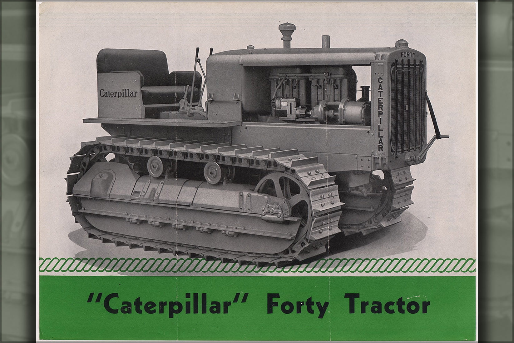 24"x36" Gallery Poster, Caterpillar Forty Tractor 1935 - Walmart.com