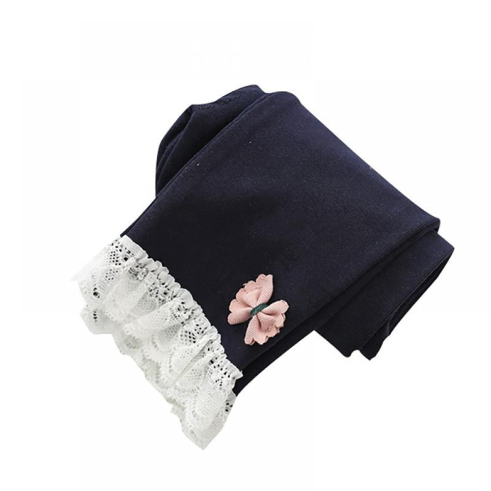 Little Girls' Ruffle Leggings Baby Toddler Solid Color Pants - Walmart.com