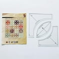 Quilting Templates Stencils Kit Handmade Sewing Patterns Clear Acrylic ...