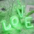 Neon Lights LED Neon Letter Lights- Light Up LED Letters Lights Light ...