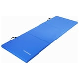 BalanceFrom Fitness GoGym 6' x 2' x 1.5" Folding Exercise Mat, Blue ...
