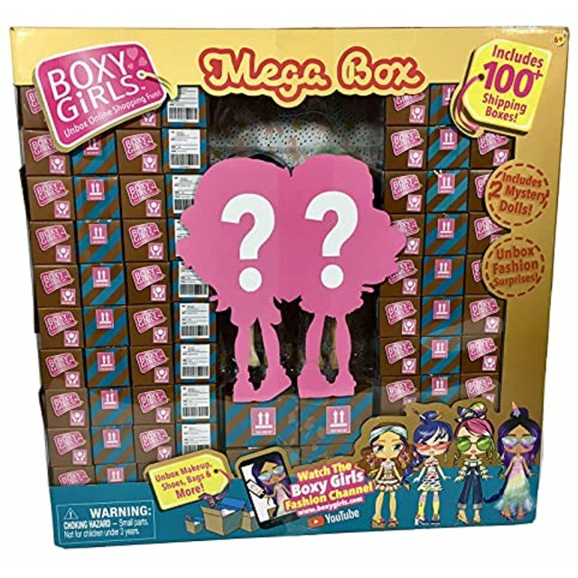 Boxy Girls Mega Box: Big Surprise Mystery Toys, Dolls with Fashion Bags ...