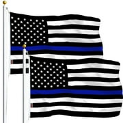 Thin White Line Flag