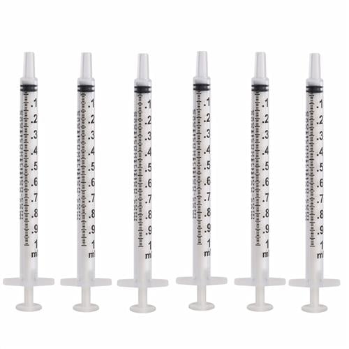 Exotic Nutrition 1mL Slip-Tip Feeding Syringes 6 pack - Walmart.com