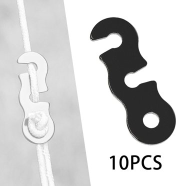 20PCS Plastic Cord Tensioners Rope Adjuster Tent Guy-Line Wind Rope ...