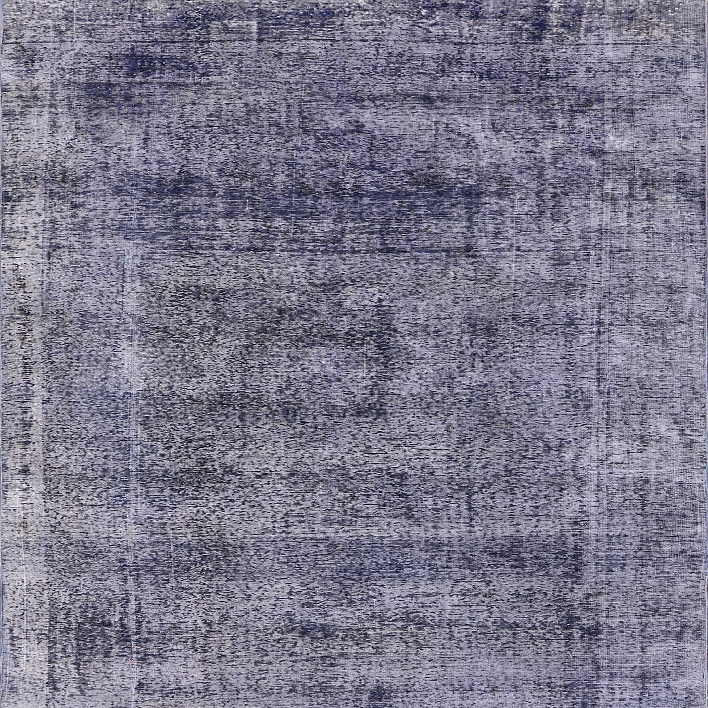 Ahgly Company Indoor Square Mid-Century Modern Purple Navy Blue ...