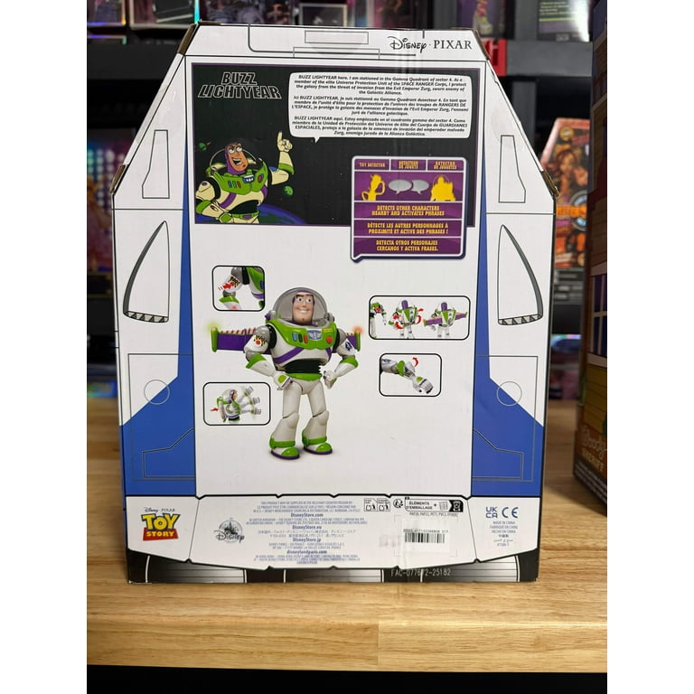 Toy Story Buzz Lightyear Power Projecto Talking Action Figure Walmart