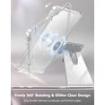 360° Rotatable Cover, Clear Back & Pencil Slot for 10.2" iPad 7th/8th ...