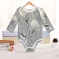 Ttddzy 100% Cotton Baby Bodysuits, Long sleeves with drop shoulders ...
