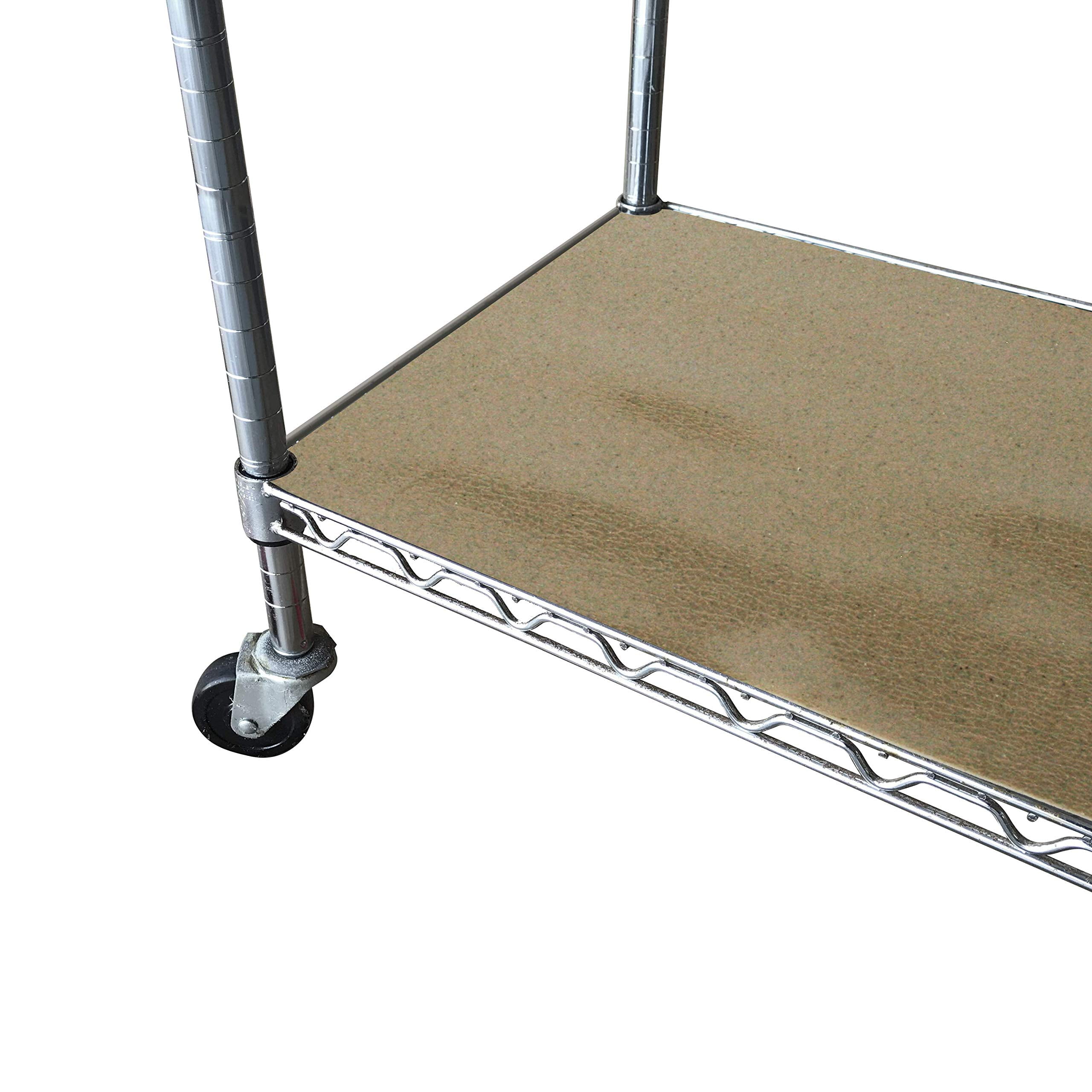 Resilia Wire Rack Shelf Liners - 5 Pack, 14" x 36", Sandstone - Walmart.com