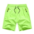 Favoffer Boys Quick Dry 5PC Sports Shorts Elastic Waist Pockets Loose ...