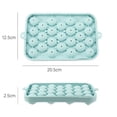 2026 Ice Cream Maker - Push-Release Ice Cube Tray with Cover, Small ...