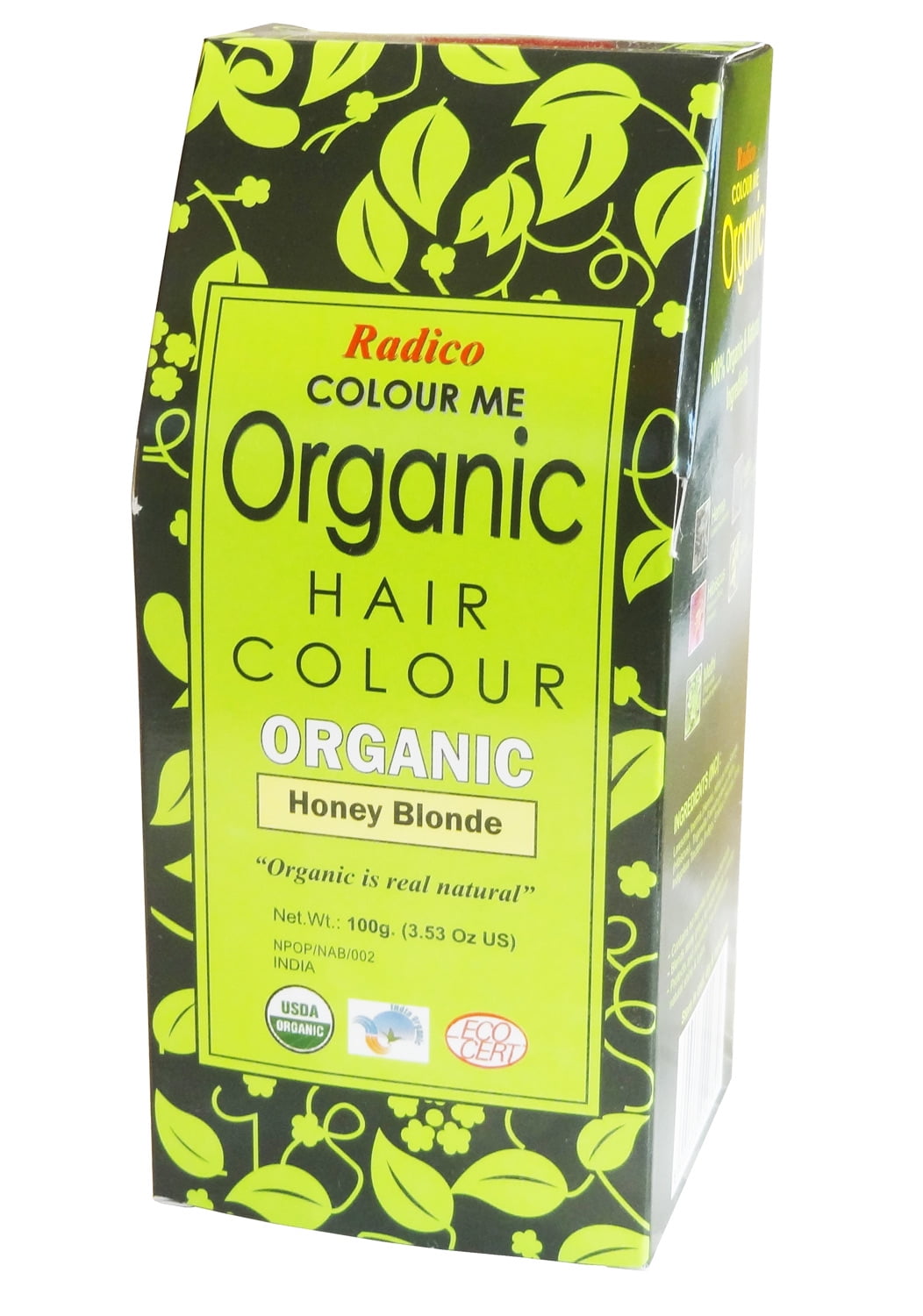 Radico Colour Me Organic Natural Hair Colour - Honey Blonde 100g ...