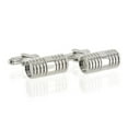 Silver Tone Barrel Cylinder Toggle Cufflinks Mens Adult Male - Walmart.com
