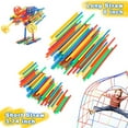 STEM Buildable Tubes Play Builders: 480 Pcs Straw Constructor Toy for ...