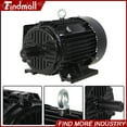 findmall 1800 RPM 5 HP 3 Phase Electric Motor 184T Frame TEFC 230/460V ...