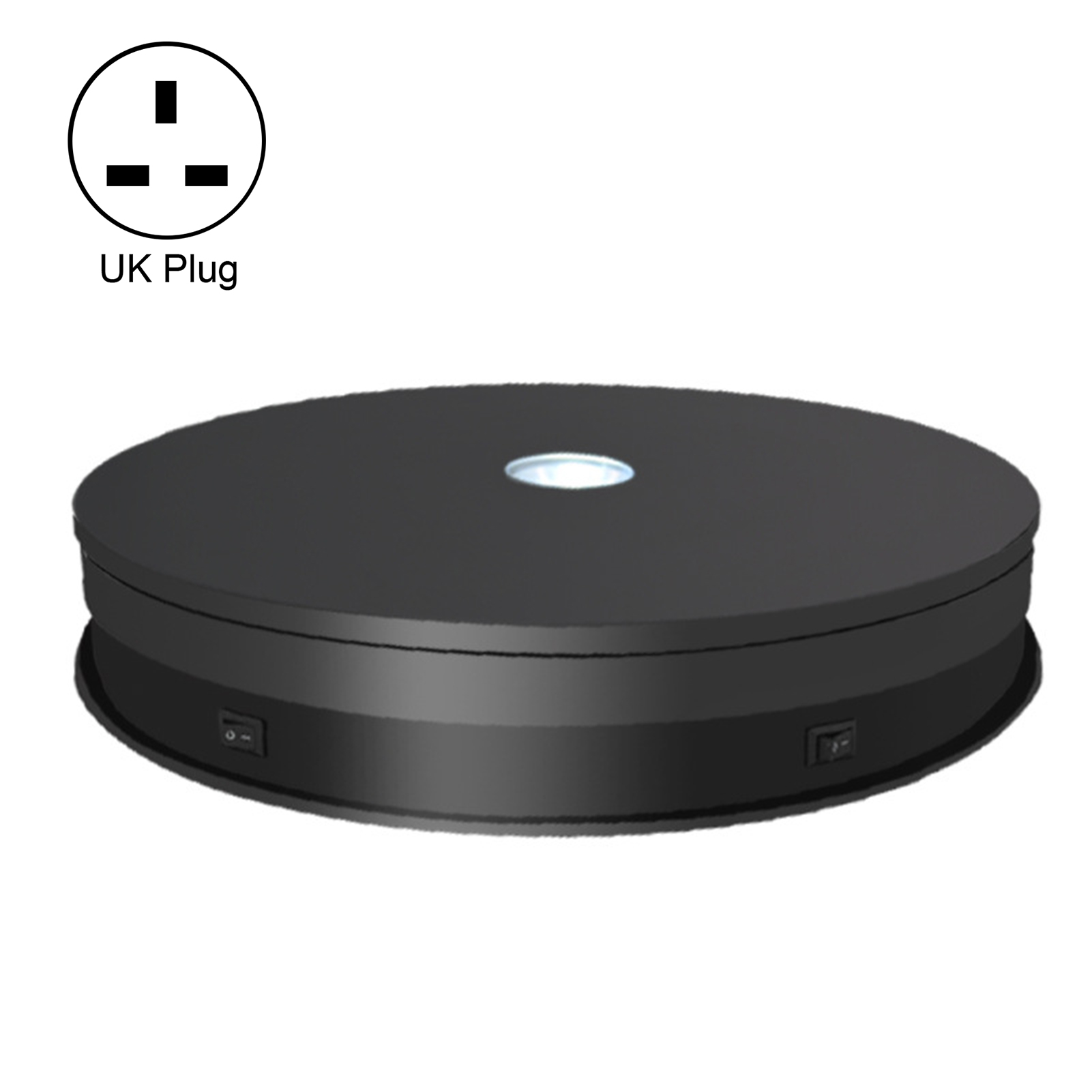 Yoone Jewelry Turntable Multi-angle Cycle Display Stable Rotation ABS ...