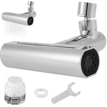 Waterfall Kitchen Faucet 360° Swivel Water Tap Pull-Out High Pressure ...