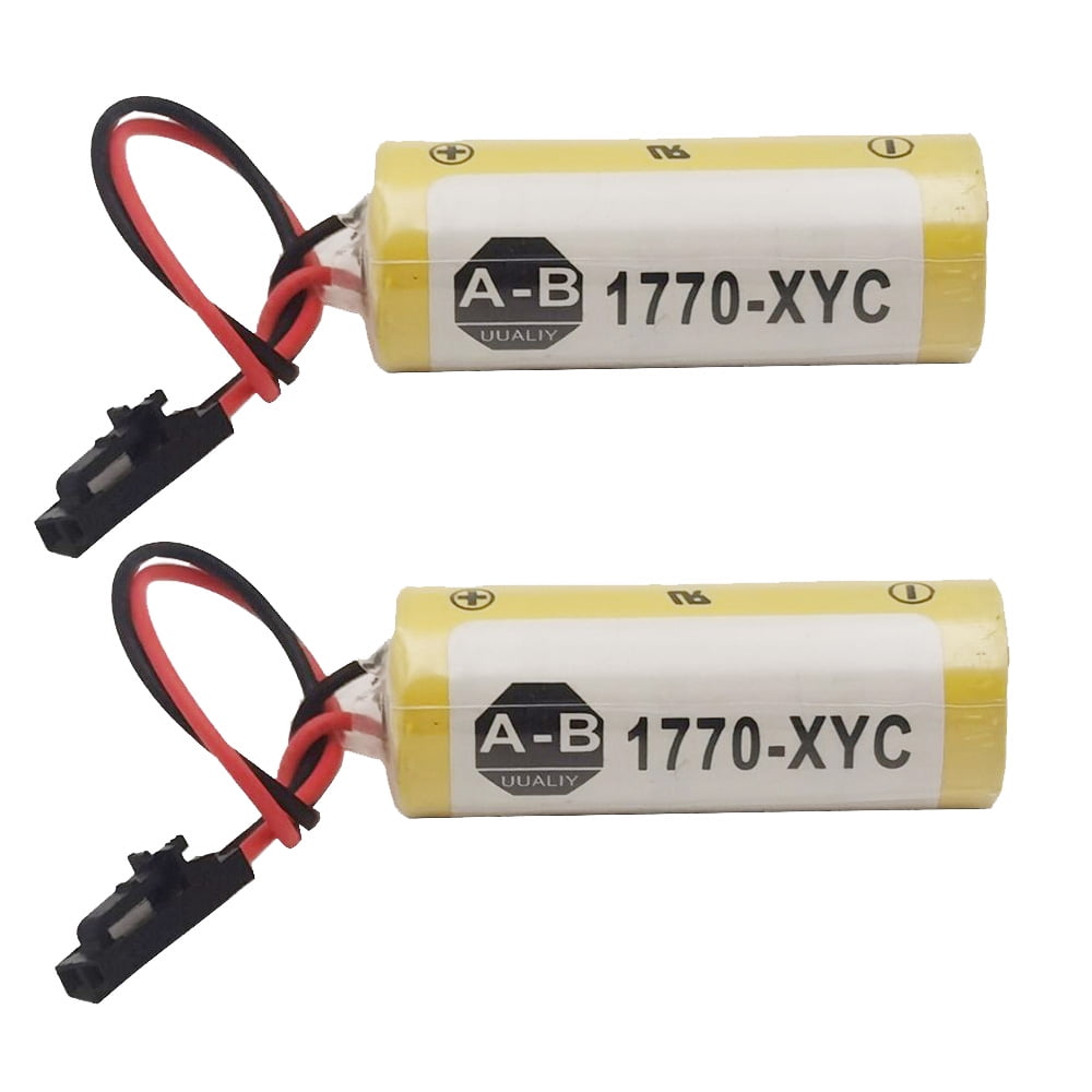 (2-Pack )3V 1800mAh 1770-XYC Replacement Battery for PLC 1770-XYC/A ...