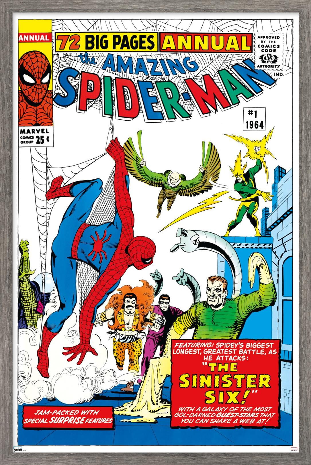 Marvel Comics - The Sinister Six - Amazing Spider-Man Annual #1 Wall ...
