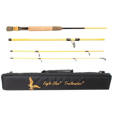 VIP Eagle Claw 6'6 Medium Light Spinning Combo for Lady Angler Fishing ...
