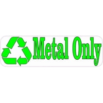 Recycle Only Sign - Walmart.com