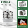 GJX Light Socket Adapter,Regular Light Bulb Adapter for Antique Floor ...