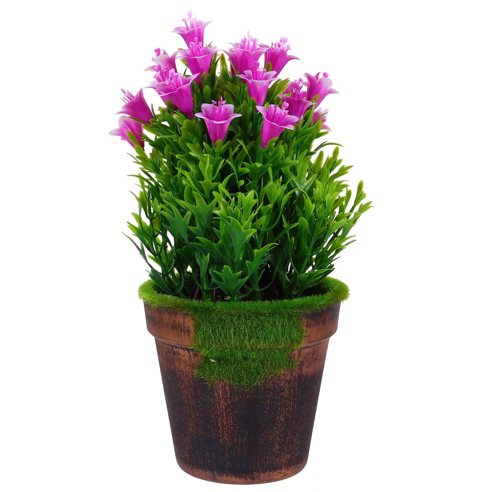 EeaseMX Bonsái artificial con flores falsas, decoración de plantas ...