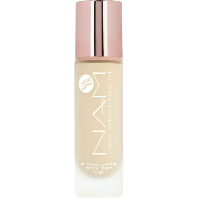 NAM Makeup Smart Flawless Foundation, 01N - Swan, 30ml - Walmart.com