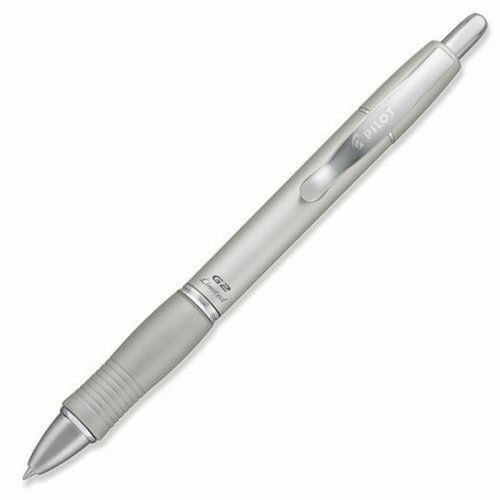 PILOT G2 Limited - Premium Rollerball Pen - BLACK INK .7mm - SILVER ...