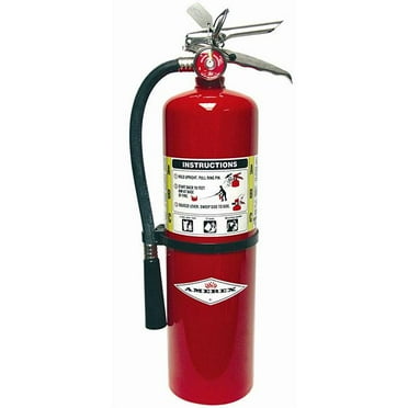 Amerex 10 Pound ABC Dry Chemical Fire Extinguisher With Aluminum Valve ...