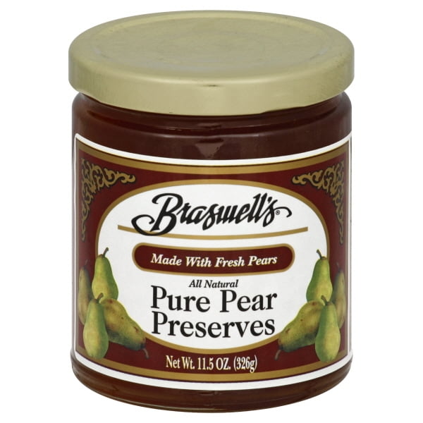 Braswell's All Natural Pure Pear Preserves, 11.5 oz - Walmart.com