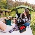 Top-Opening 6-Can Beverage Insulated Fridge/Cooler, Cork (Black ...