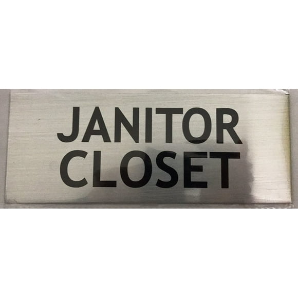 Janitors Closet Sign