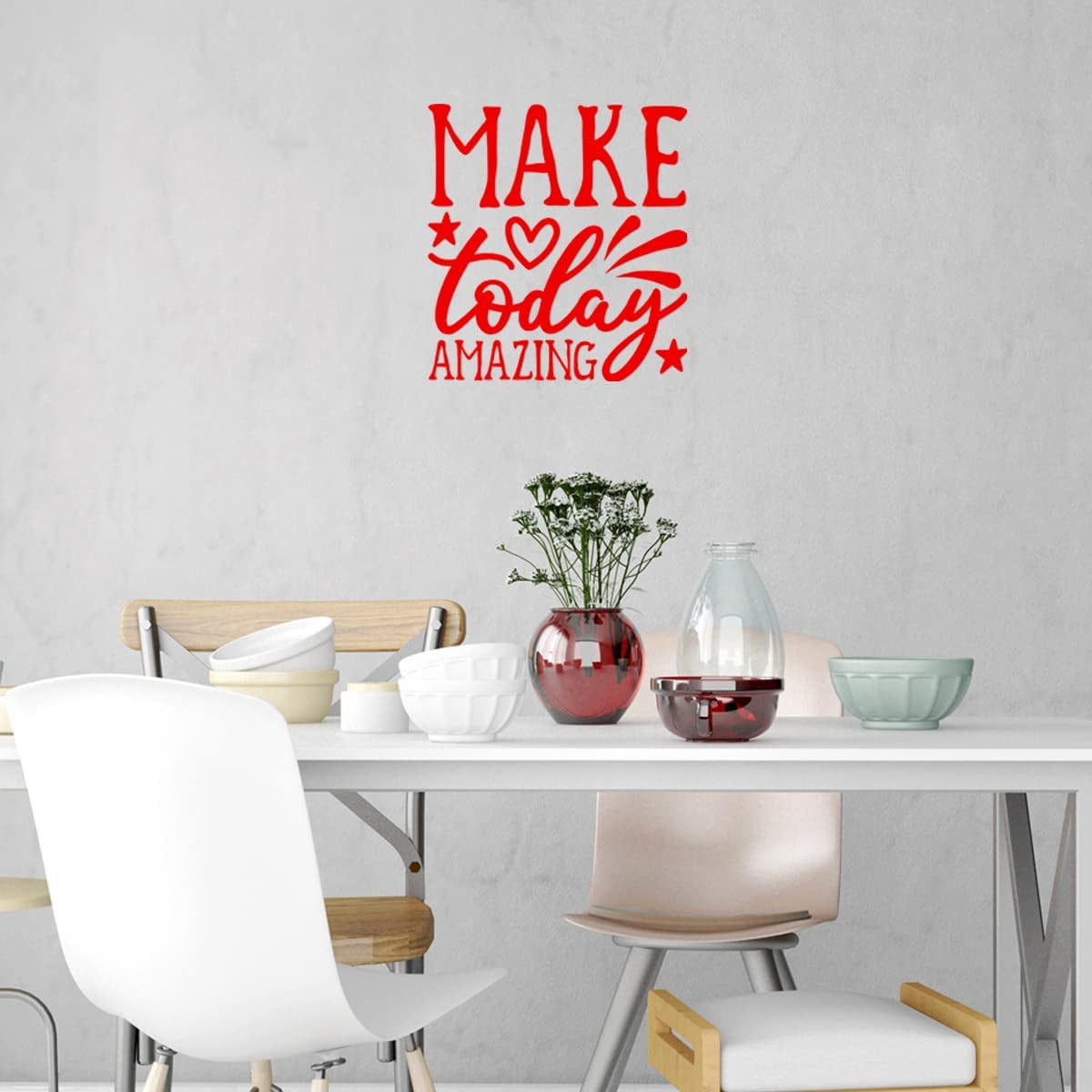 VWAQ Make Today Amazing Inspirational Wall Decal Motivational Home ...