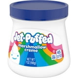 Jet-Puffed Marshmallow Creme, 7 oz Jar - Walmart.com